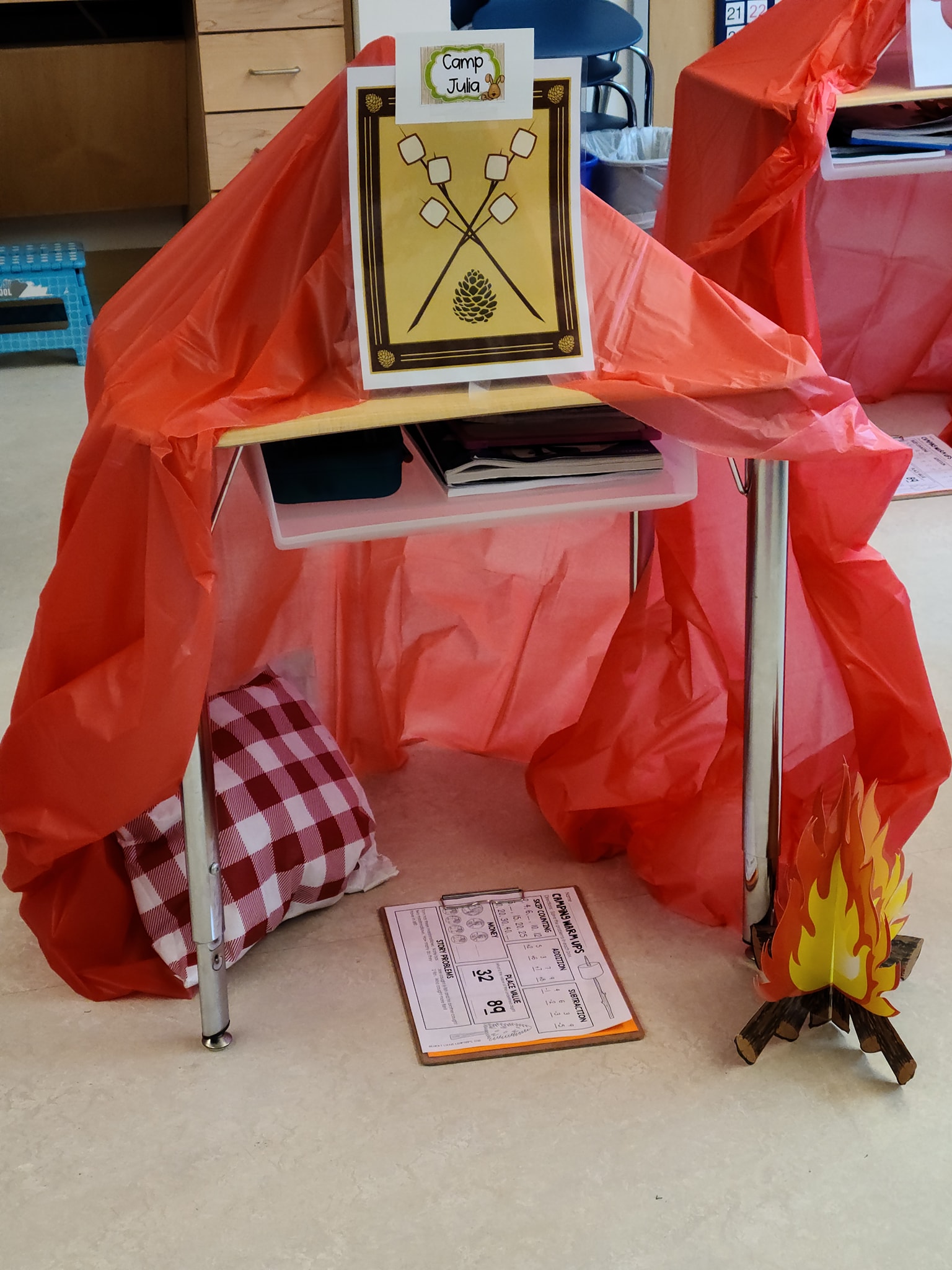 Camp Read A Lot: How to Set up a Calm Classroom Campground - Lucky ...