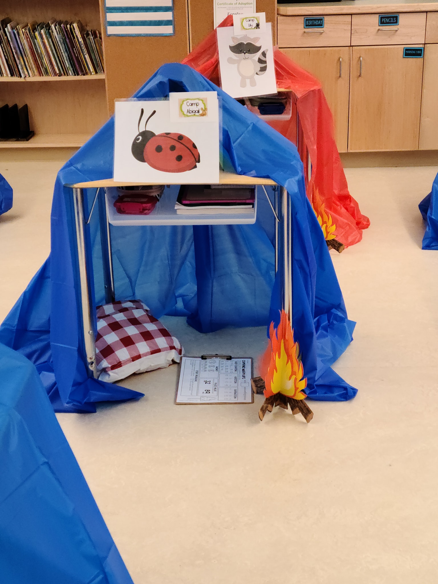 Camp Read A Lot: How to Set up a Calm Classroom Campground - Lucky ...