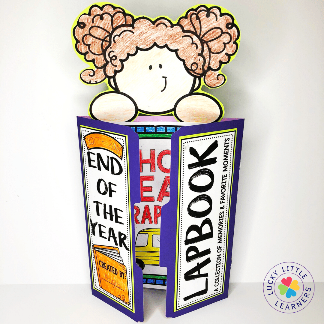 End of the Year Memory Book - Lucky Little Learners