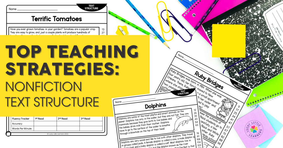 Top Teaching Strategies: Nonfiction Text Structure - Lucky Little Learners