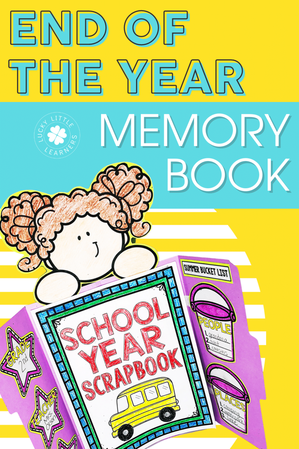 End of the Year Memory Book - Lucky Little Learners