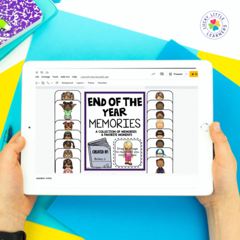 End of the Year Memory Book - Lucky Little Learners