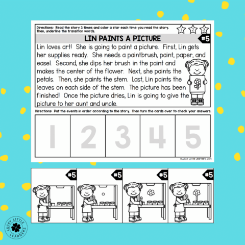 Teaching Sequencing - Lucky Little Learners