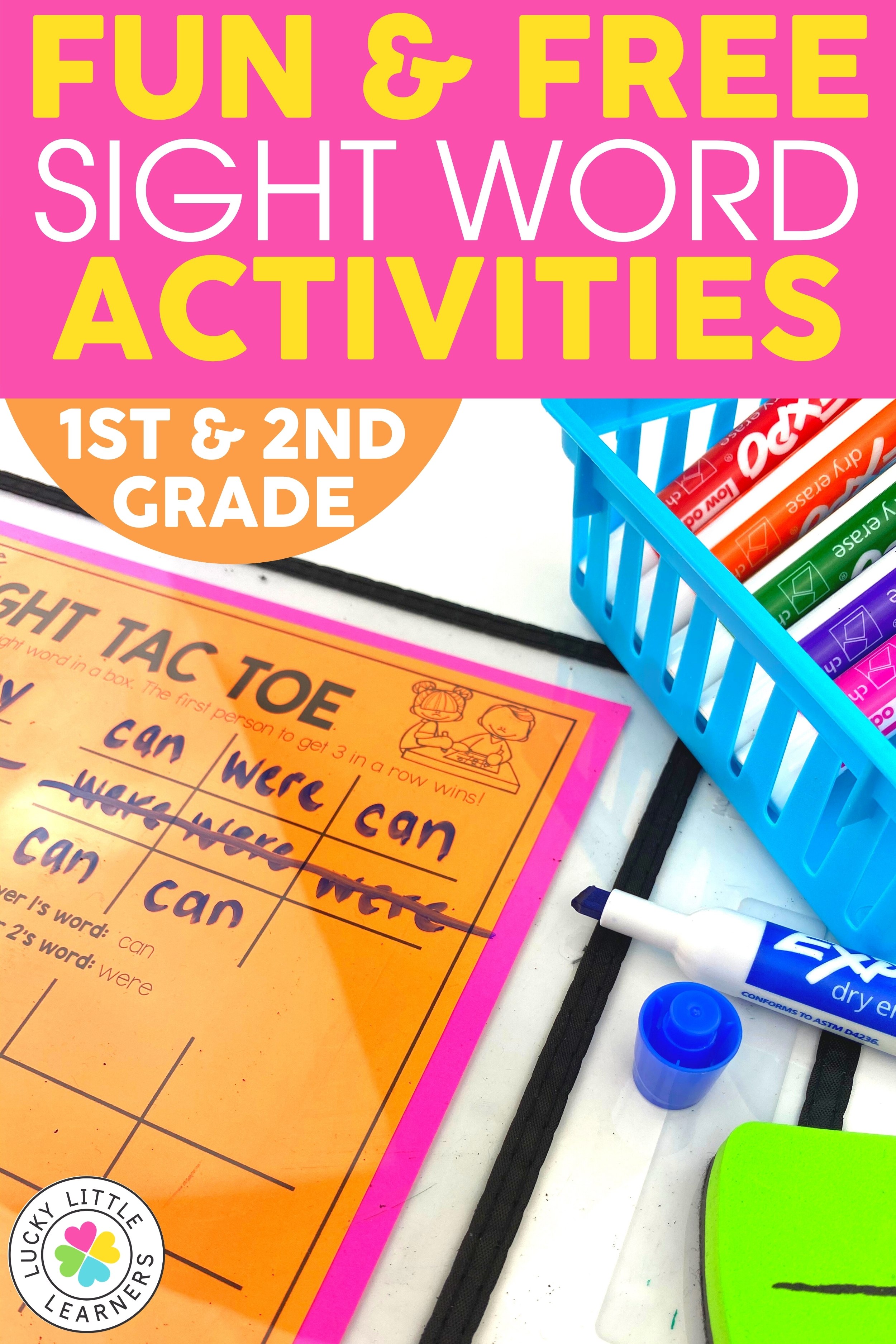 Free Sight Word Activities - Lucky Little Learners