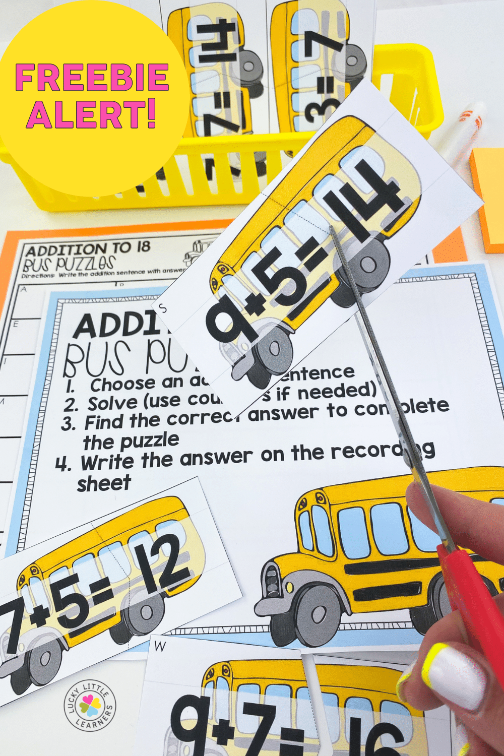 Free 2nd Grade Math Centers and Launch Kit - Lucky Little Learners