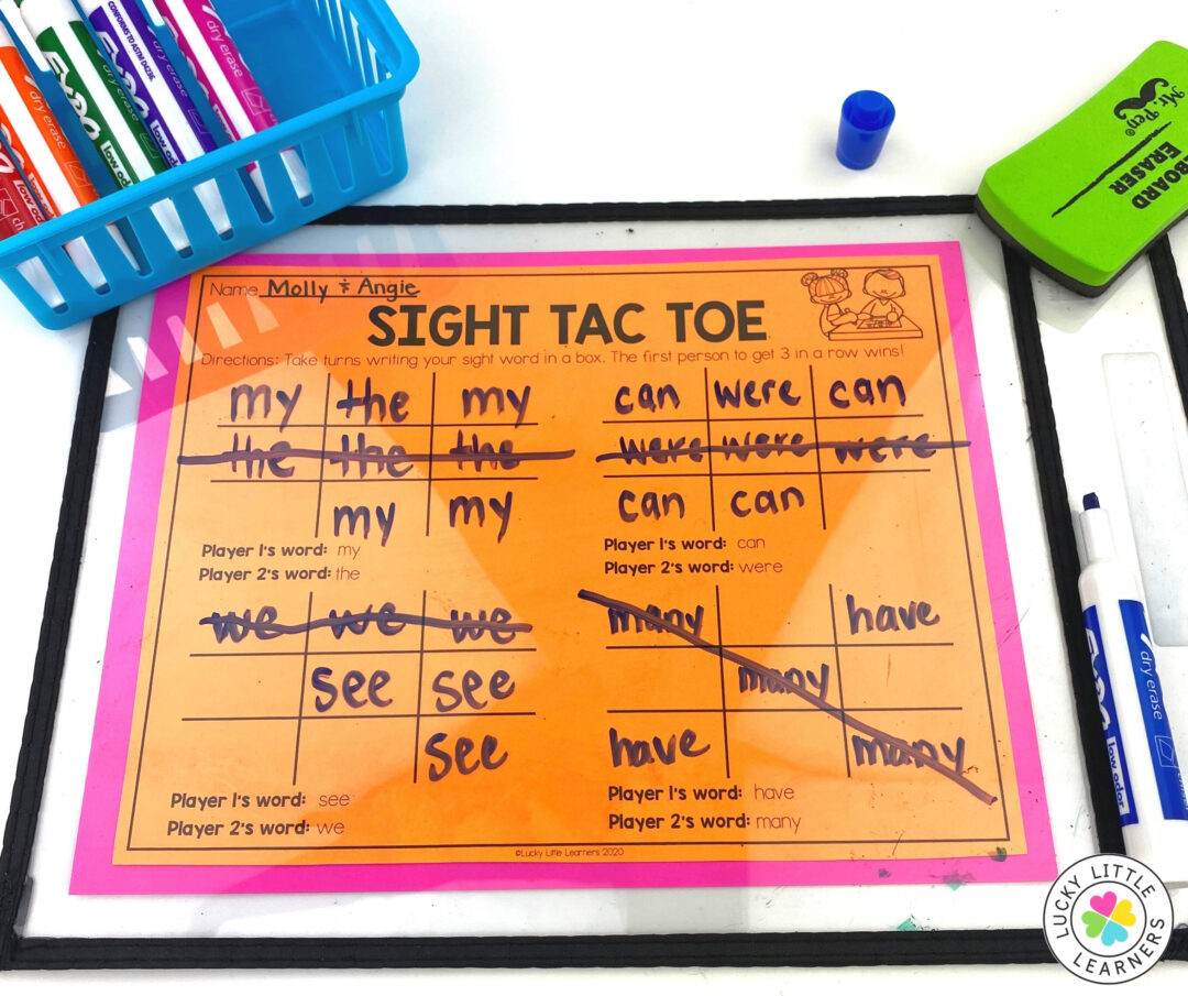 Free Sight Word Activities - Lucky Little Learners