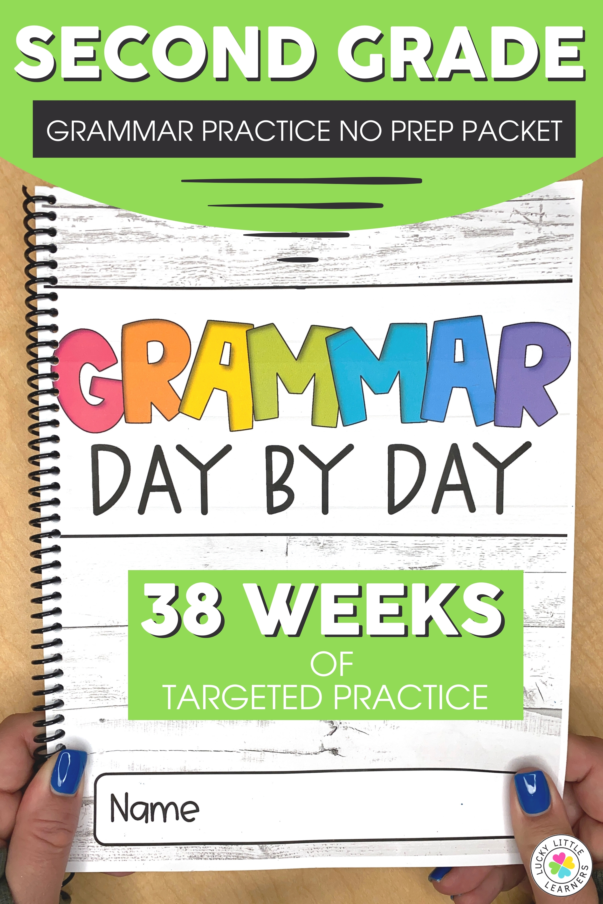 No Prep Daily Grammar Practice in 2nd Grade - Lucky Little Learners