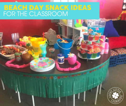 Beach Day Classroom Transformation - Lucky Little Learners