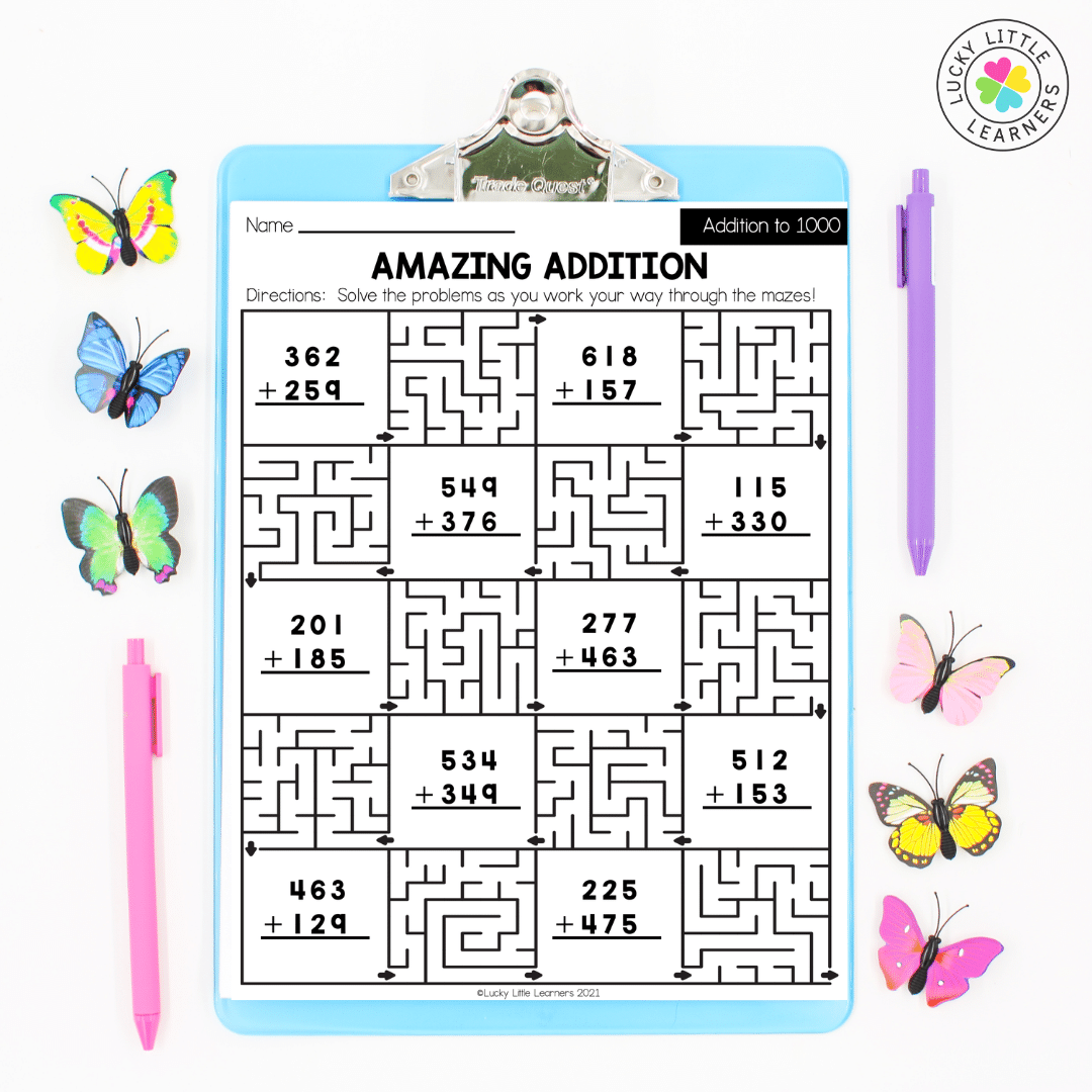 Keep Students Learning With Summer Review Packets! - Lucky Little Learners