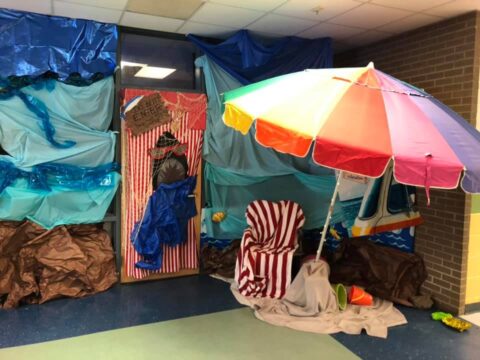 Beach Day Classroom Transformation - Lucky Little Learners