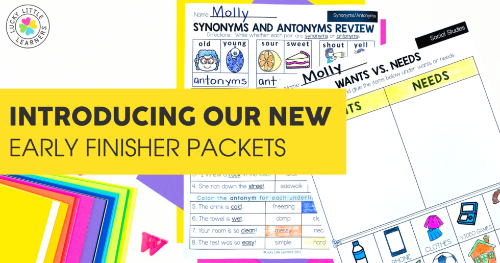 Keep Students Learning With Summer Review Packets! - Lucky Little Learners