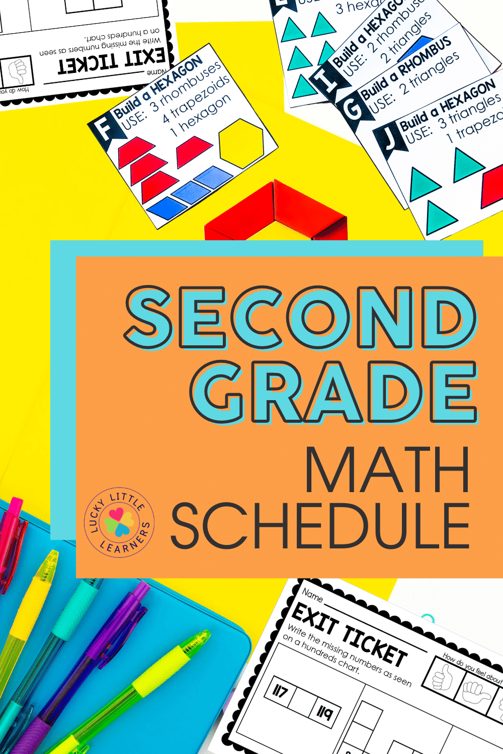 2nd Grade Math Schedule - Lucky Little Learners 2nd Grade Math Schedule