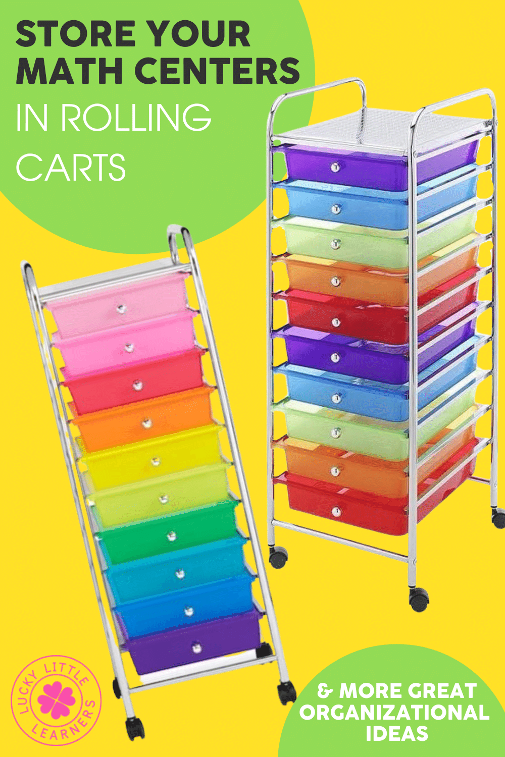 How to Organize Math and Literacy Centers - Lucky Little Learners