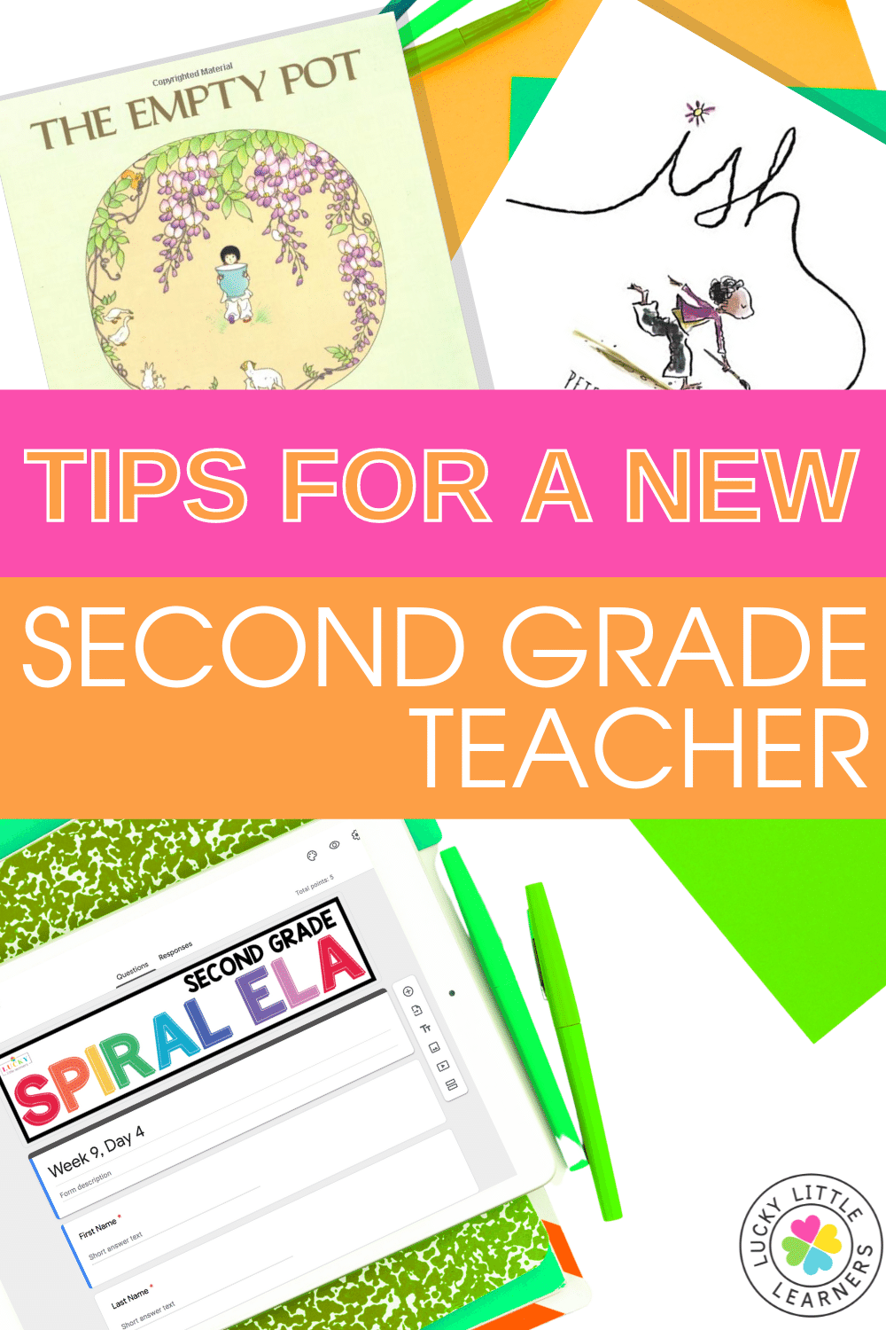 Tips For a New 2nd Grade Teacher - Lucky Little Learners