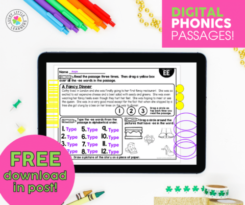 Free Phonics Worksheets - Lucky Little Learners
