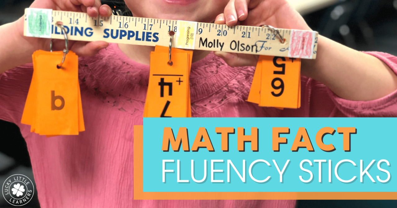 Math Fact Fluency Sticks - Lucky Little Learners