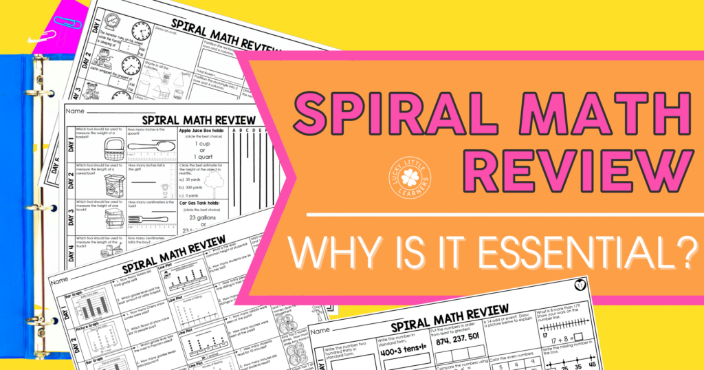 Spiral Math Review Lucky Little Learners Spiral Math Review Lucky Little Learners