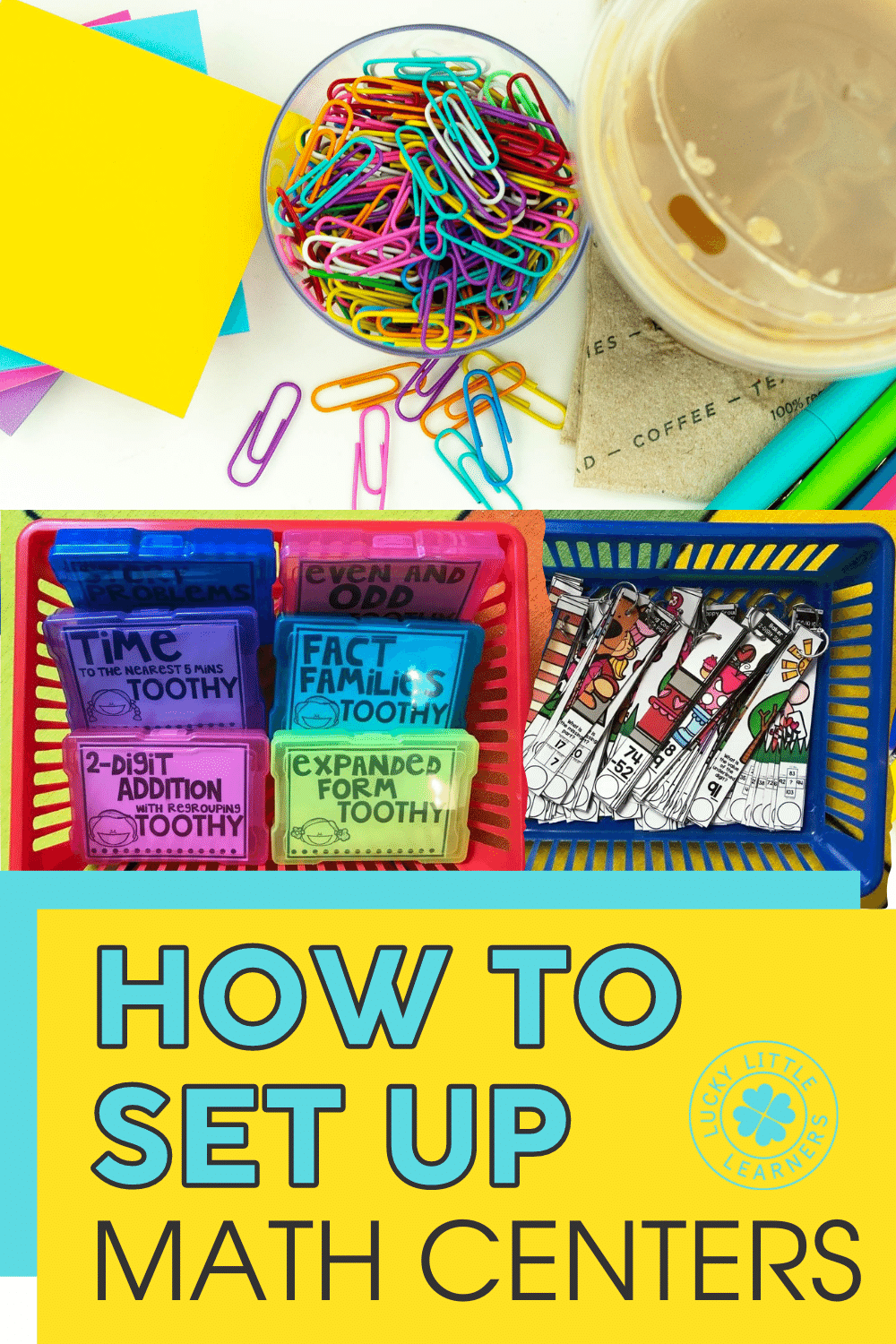 How to Set Up Math Centers - Lucky Little Learners