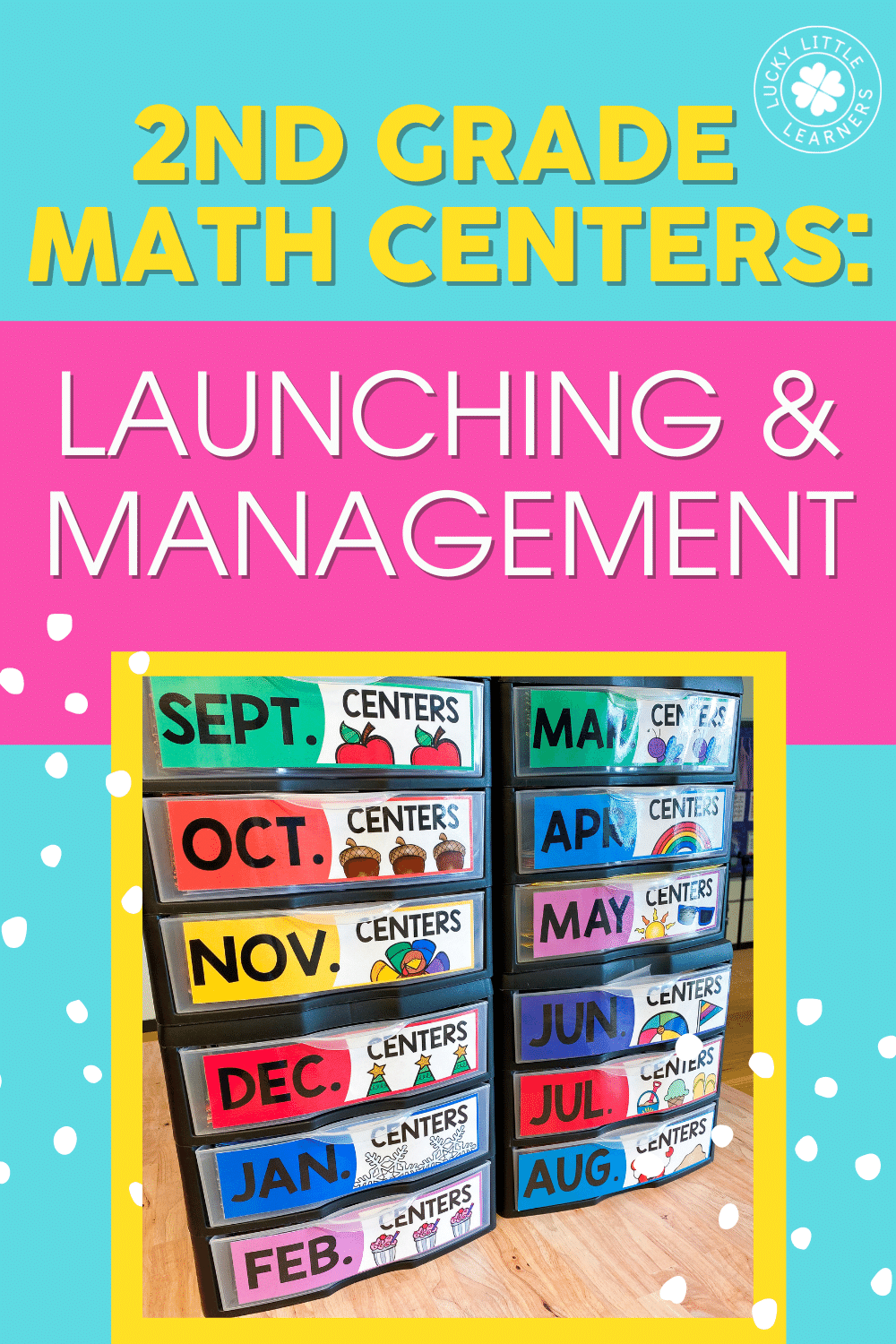 2nd Grade Math Centers: Launching & Management - Lucky Little Learners