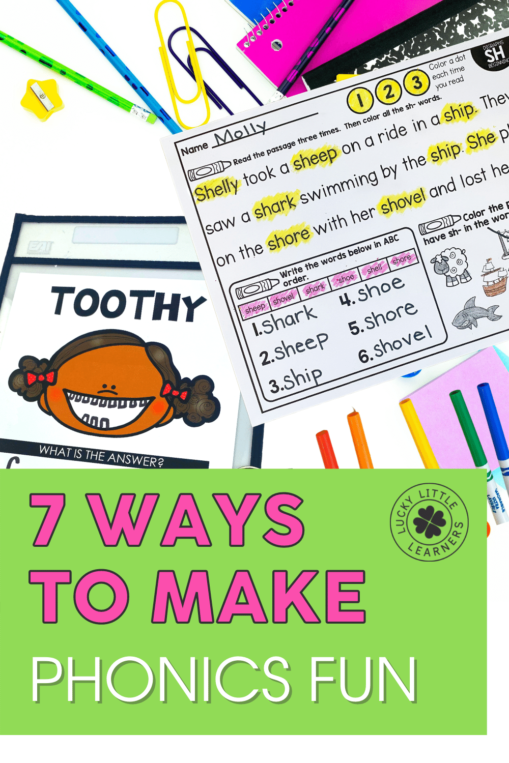 7 Ways to Make Phonics Fun - Lucky Little Learners