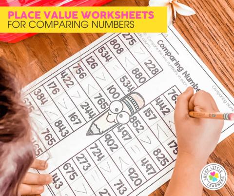 Math Worksheets to Practice Place Value in 2nd Grade - Lucky Little ...