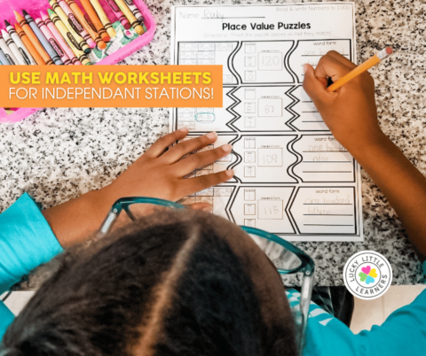 Math Worksheets to Practice Place Value in 2nd Grade - Lucky Little ...
