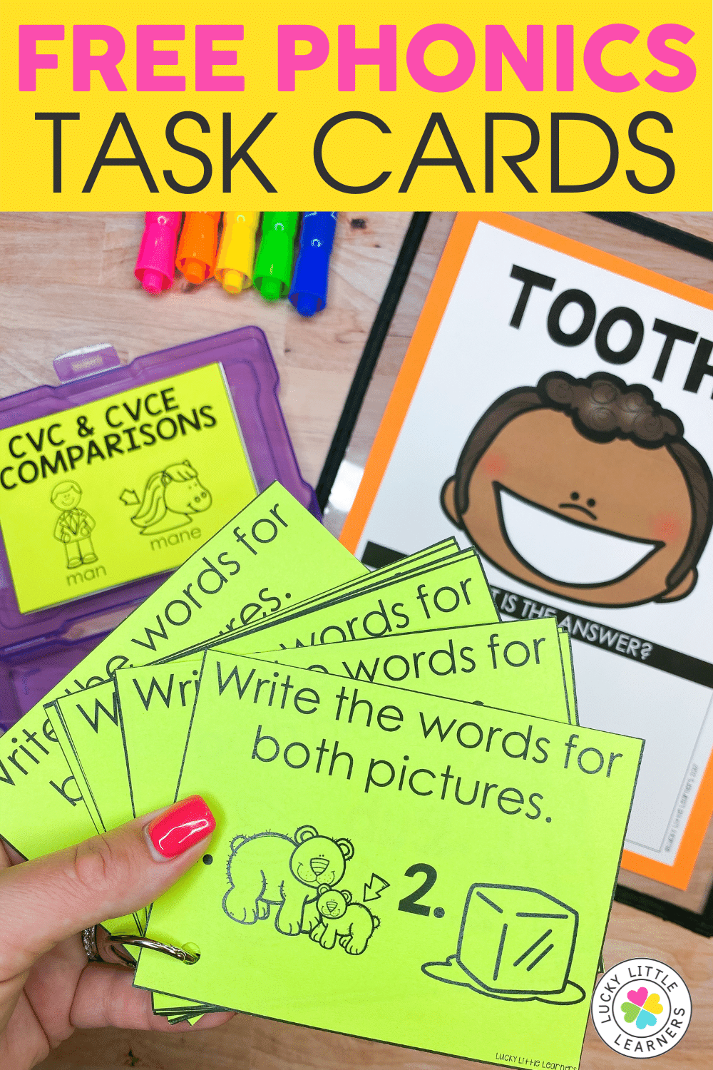 Free Phonics Toothy Games - Lucky Little Learners