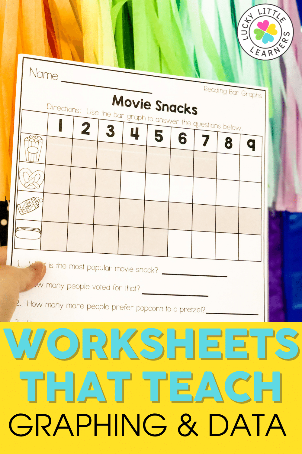 Second Grade Math Worksheets: Measurement, Data, Time & Money - Lucky ...