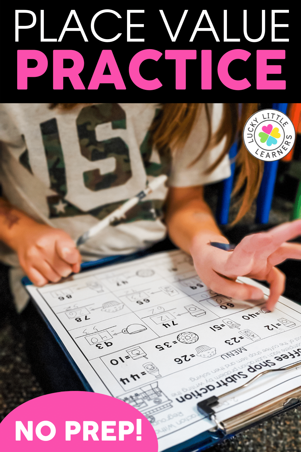 Math Worksheets to Practice Place Value in 2nd Grade - Lucky Little ...