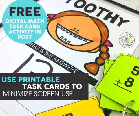 Free Math Game for 2nd Grade: Digital Toothy - Lucky Little Learners
