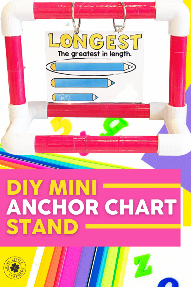 DIY Mini Anchor Chart Stand - Lucky Little Learners
