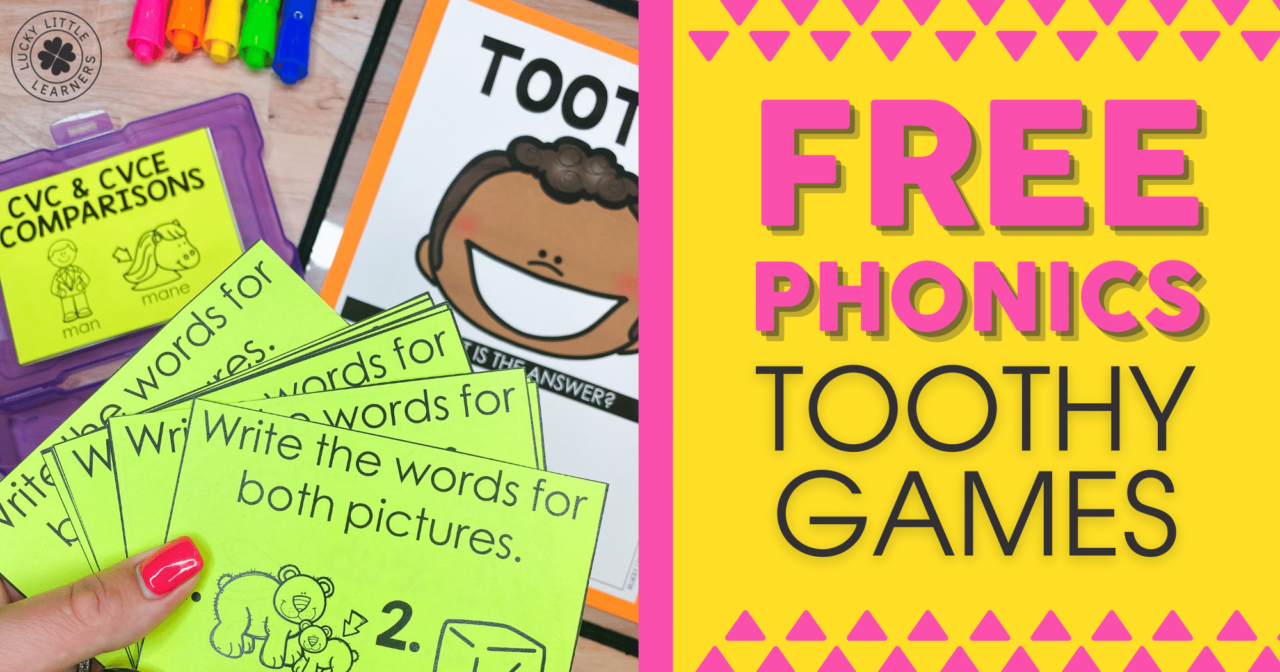 Free Phonics Toothy Games - Lucky Little Learners