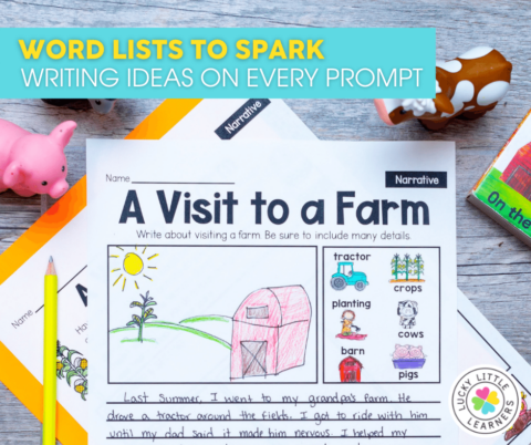 No Prep 2nd Grade Writing Prompts - Lucky Little Learners