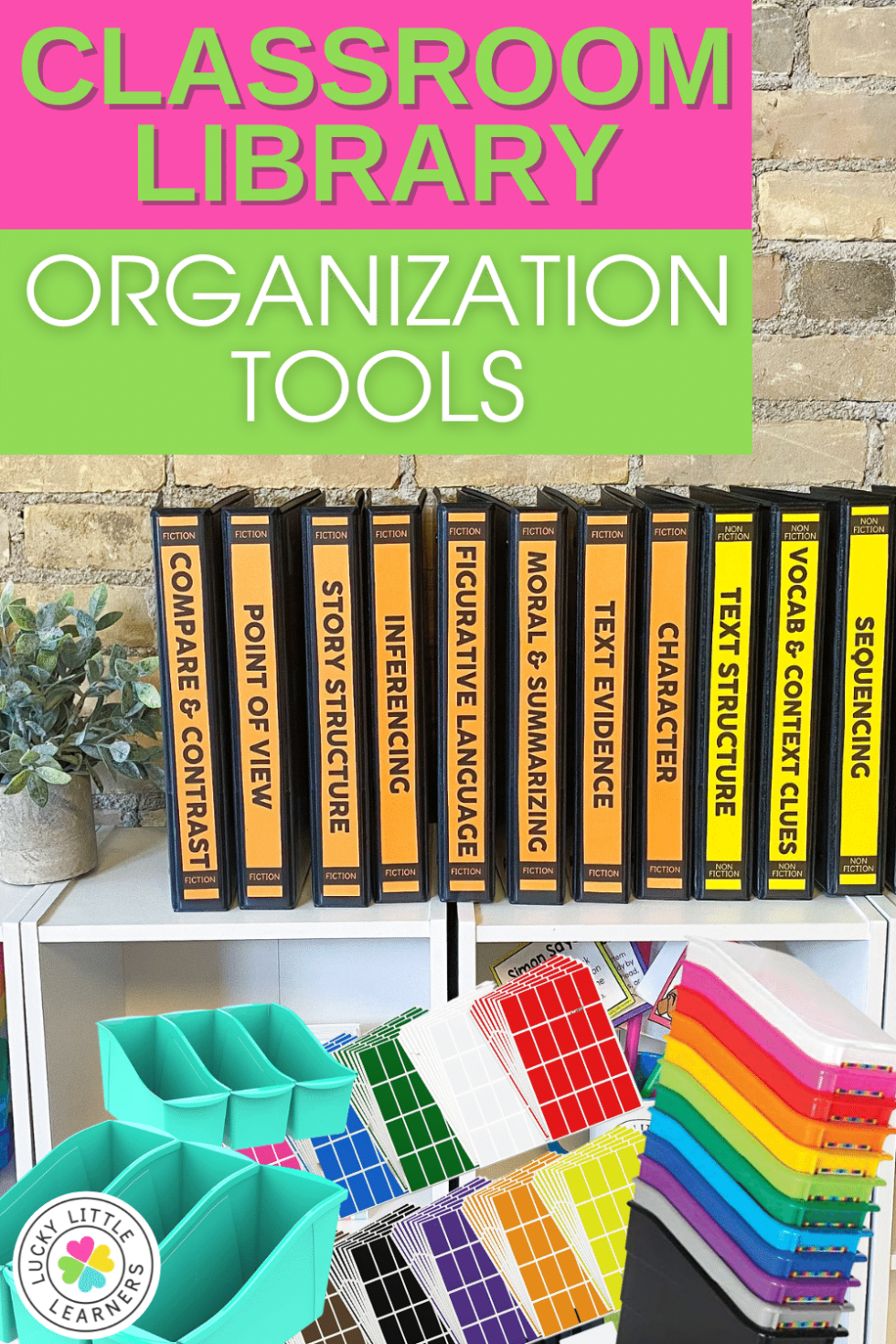 Classroom Library Organization Ideas - Lucky Little Learners