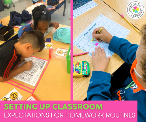 Setting Up A Daily School Routine - Lucky Little Learners