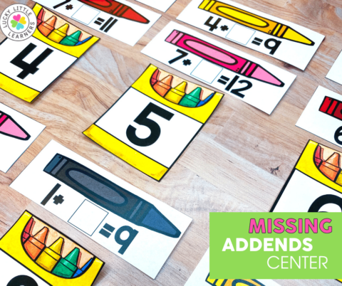 August Math Centers for 1st & 2nd Grade - Lucky Little Learners
