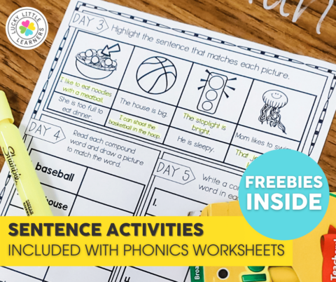 Free Daily Phonics Activities for 2nd Grade - Lucky Little Learners