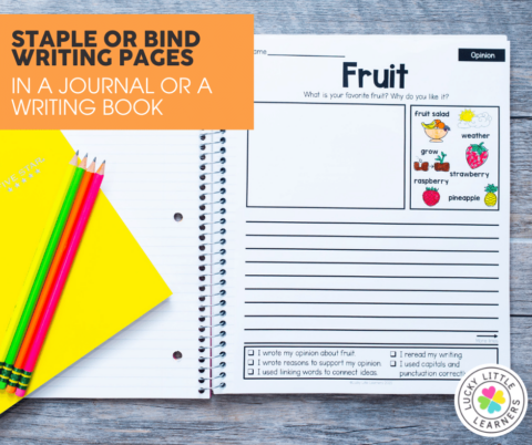 No Prep 2nd Grade Writing Prompts - Lucky Little Learners