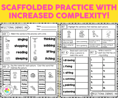 Free Daily Phonics Activities for 2nd Grade - Lucky Little Learners