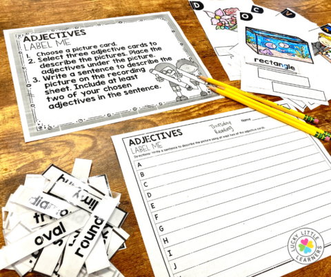 Grammar Center Activities for 2nd Grade - Lucky Little Learners