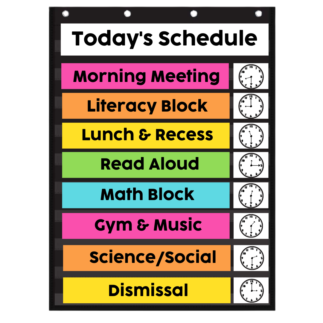 How to Create a 1st or 2nd Grade Schedule - Lucky Little Learners