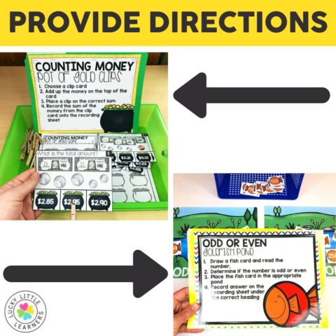 How to Set Up Math Centers - Lucky Little Learners