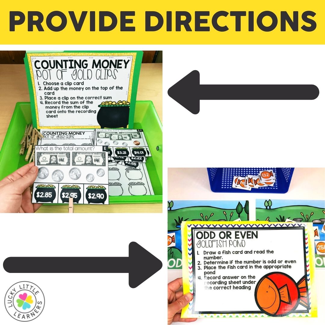 How to Set Up Math Centers - Lucky Little Learners