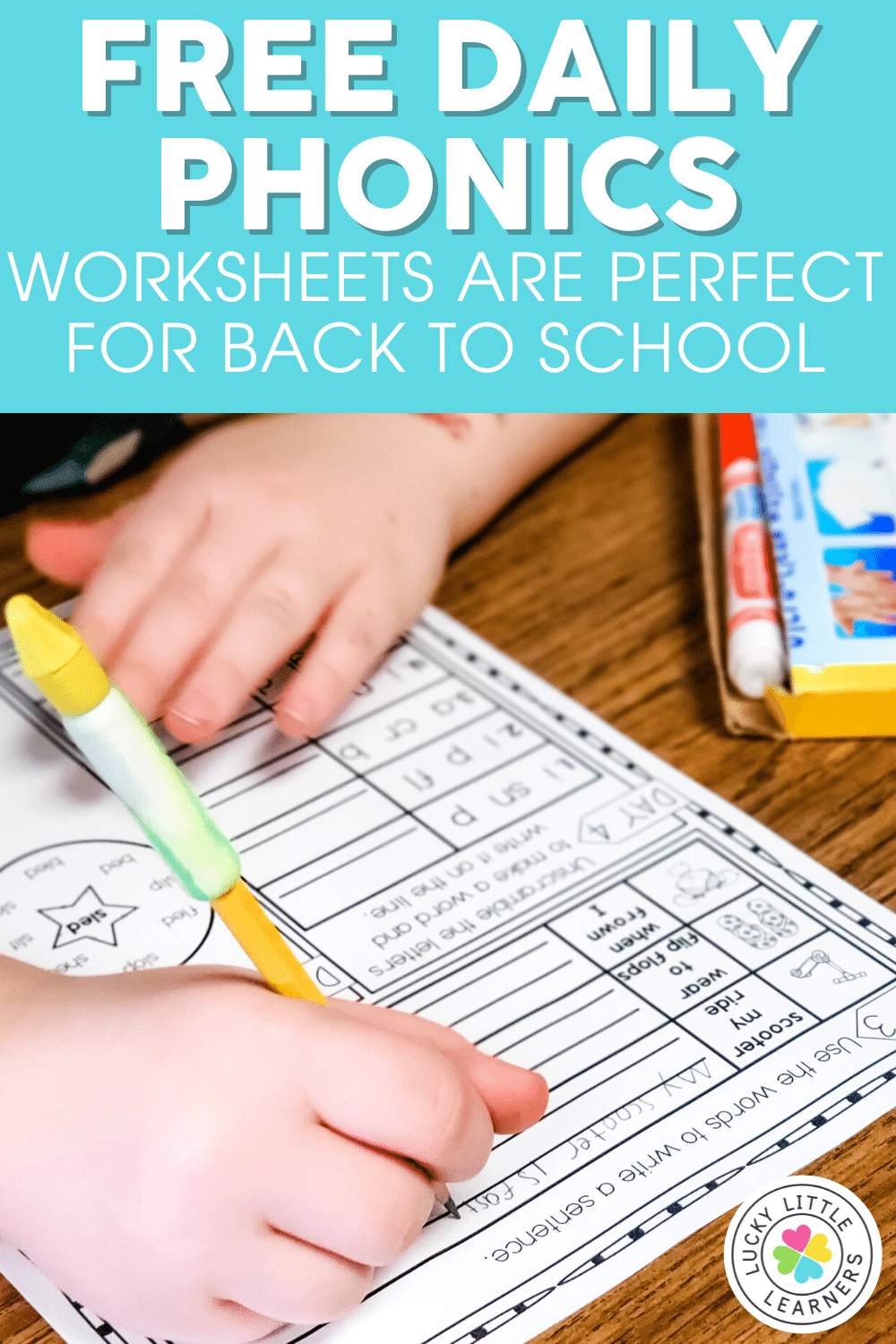 Free Daily Phonics Activities for 2nd Grade - Lucky Little Learners