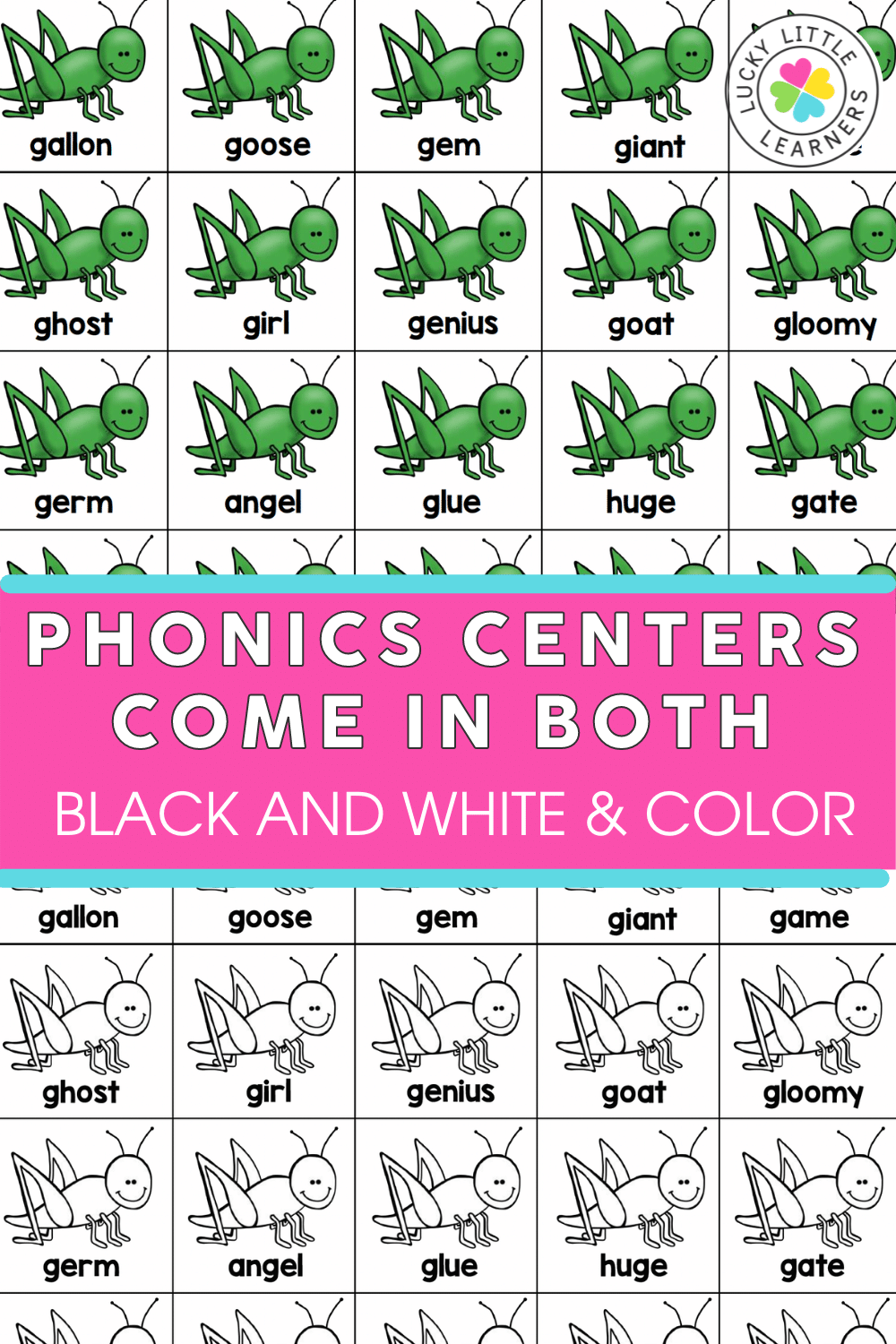 Phonics Centers for Second Grade - Lucky Little Learners