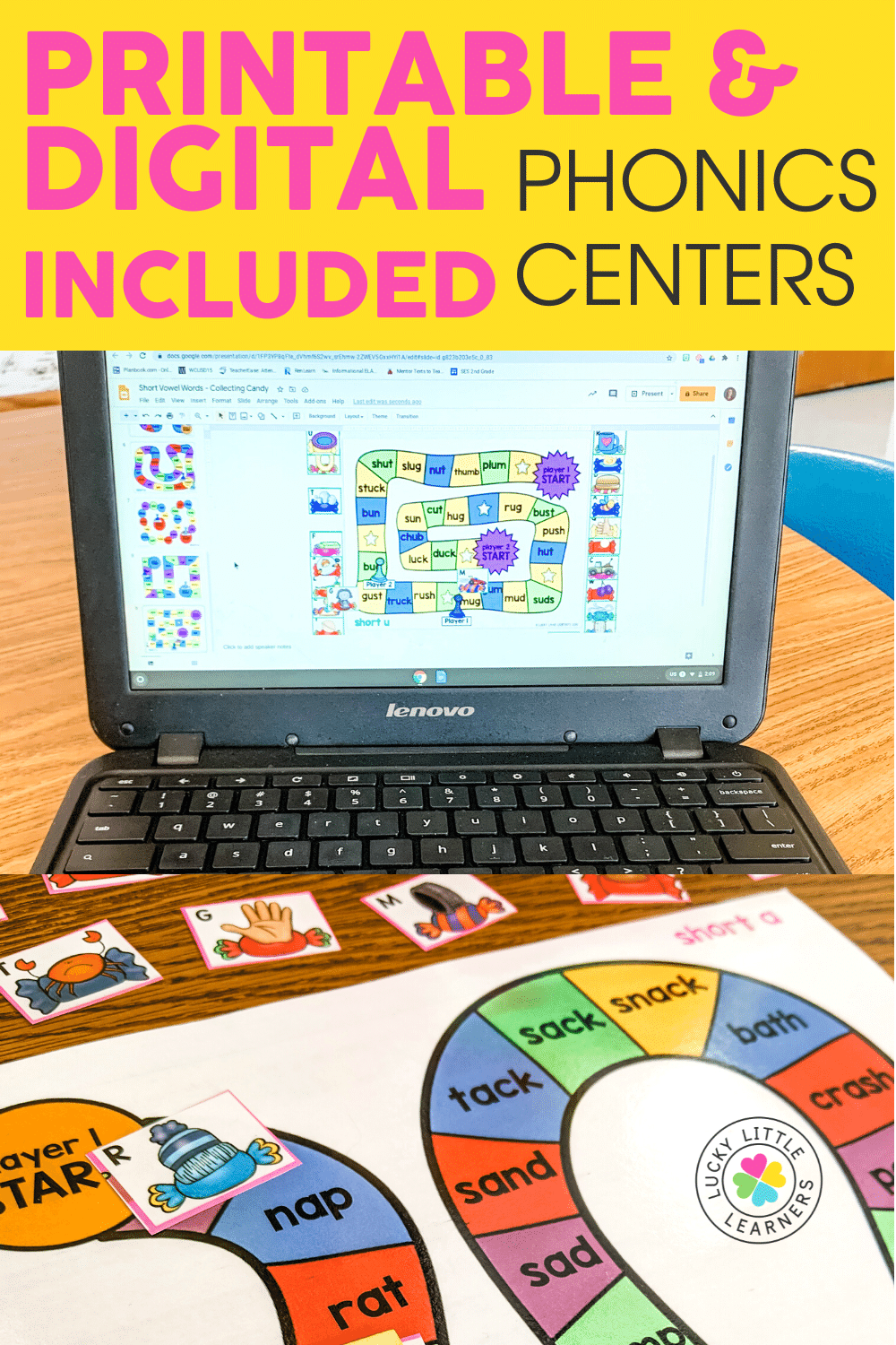 Phonics Centers for Second Grade - Lucky Little Learners