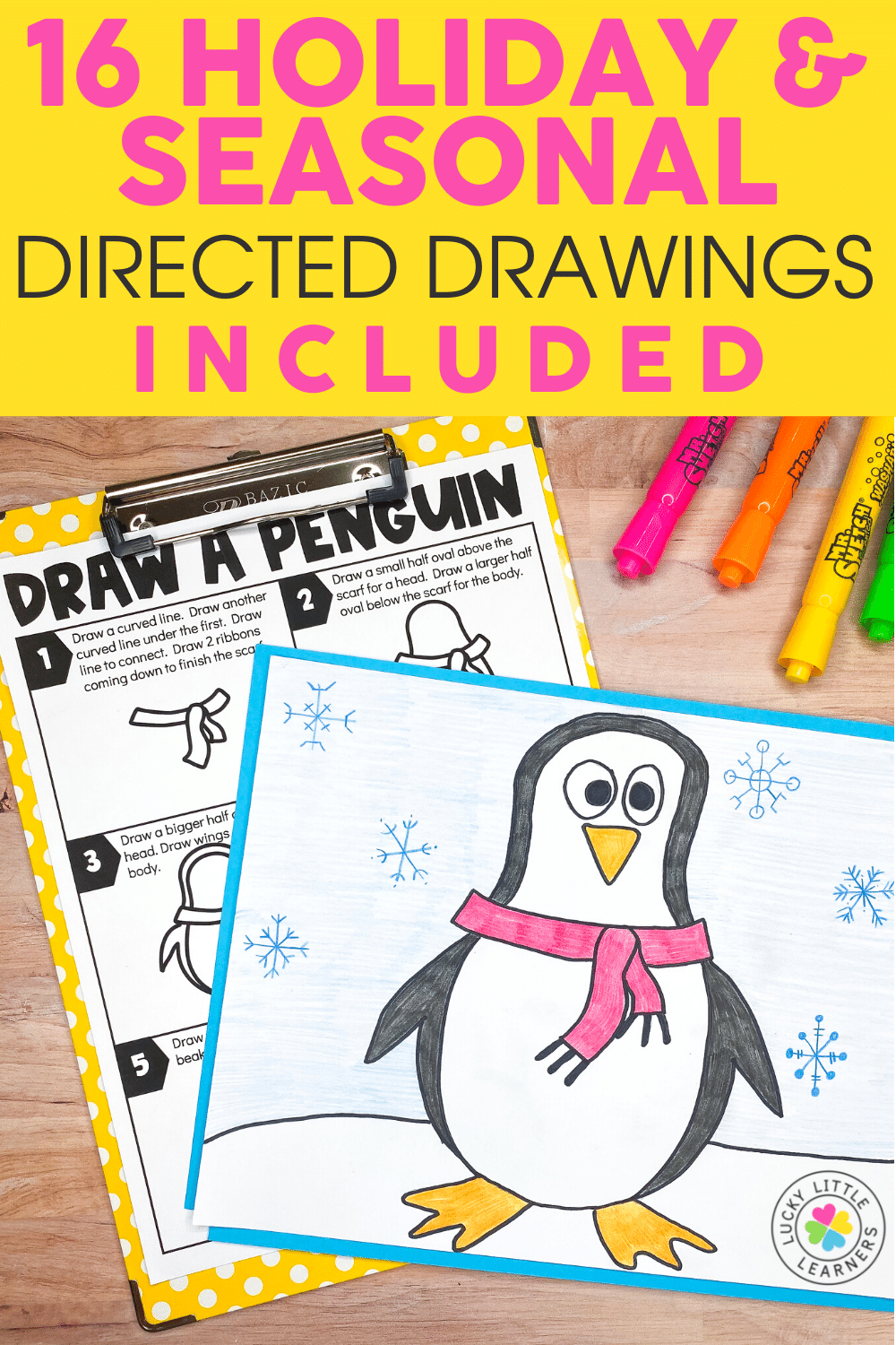 How to Use Directed Drawings in the Classroom - Lucky Little Learners
