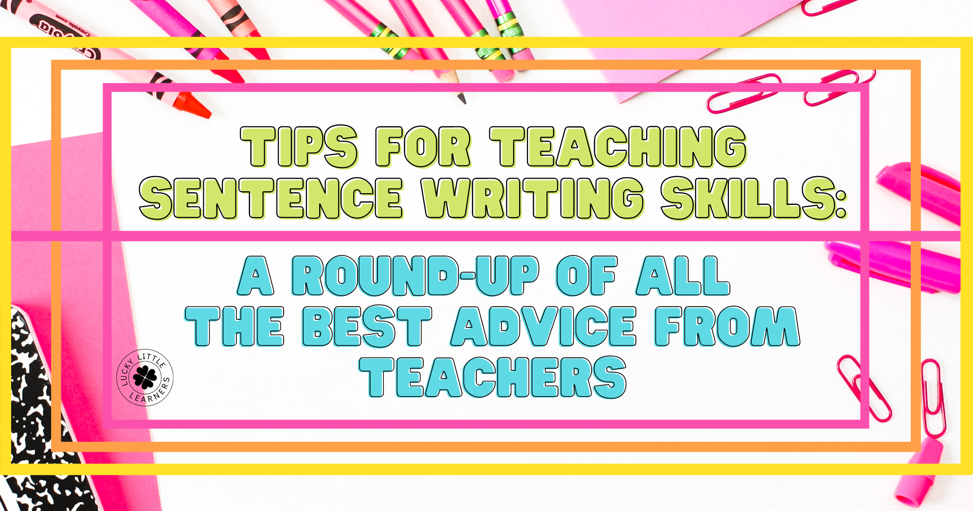 Writing Centers for Second Grade - Lucky Little Learners