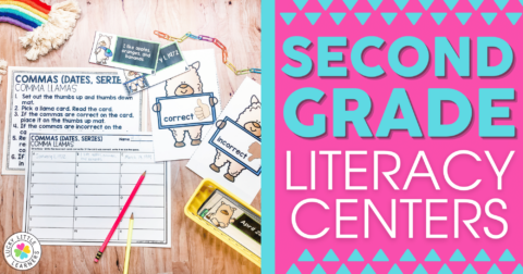 2nd Grade Literacy Centers - Lucky Little Learners