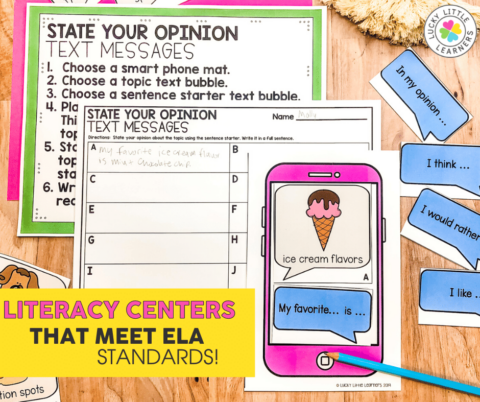 1st and 2nd Grade Literacy Centers - Lucky Little Learners